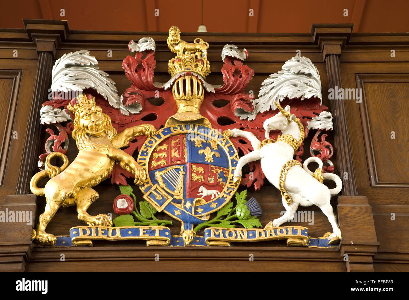 The Hanoverian Coat of Arms is displayed in Holy Trinity Church ...