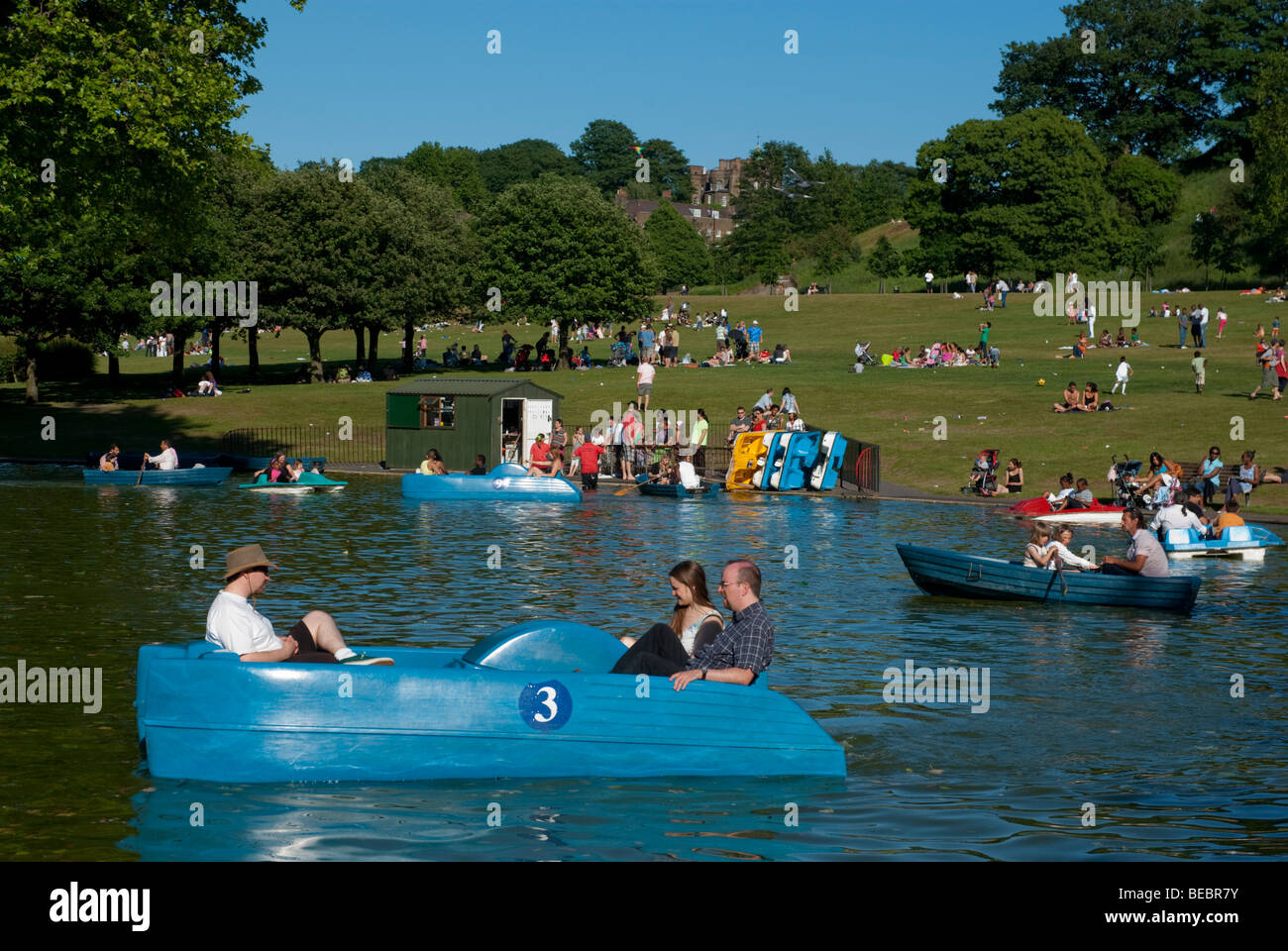 europe, UK, England, London, Greenwich Park boating pond 2009 Stock ...