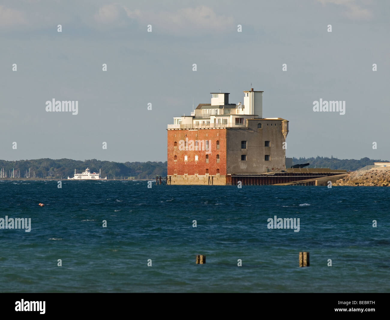 Fort Albert Isle of Wight UK built on an artificial island and ...