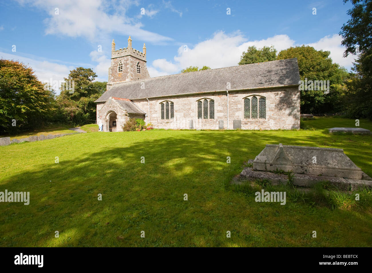 Tregony Church, Cornwall Stock Photo - Alamy