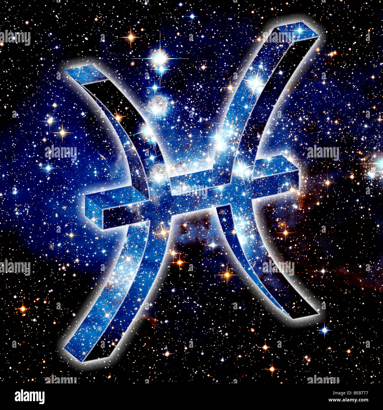 Pisces Astrological Astrology Horoscope Birth Sign Stock Photo - Alamy