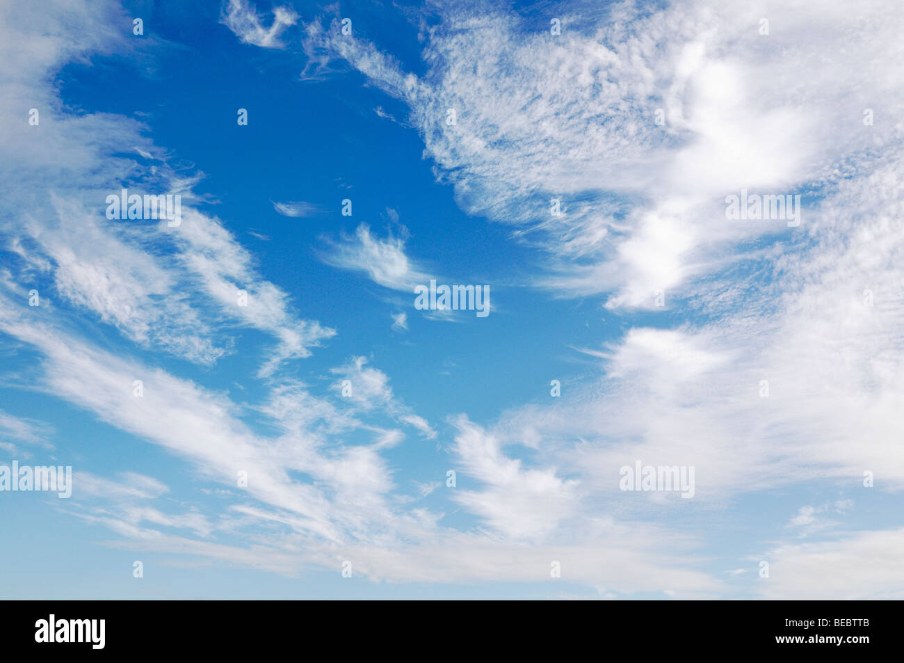 Cloud Filled Blue Sky Stock Photo - Alamy