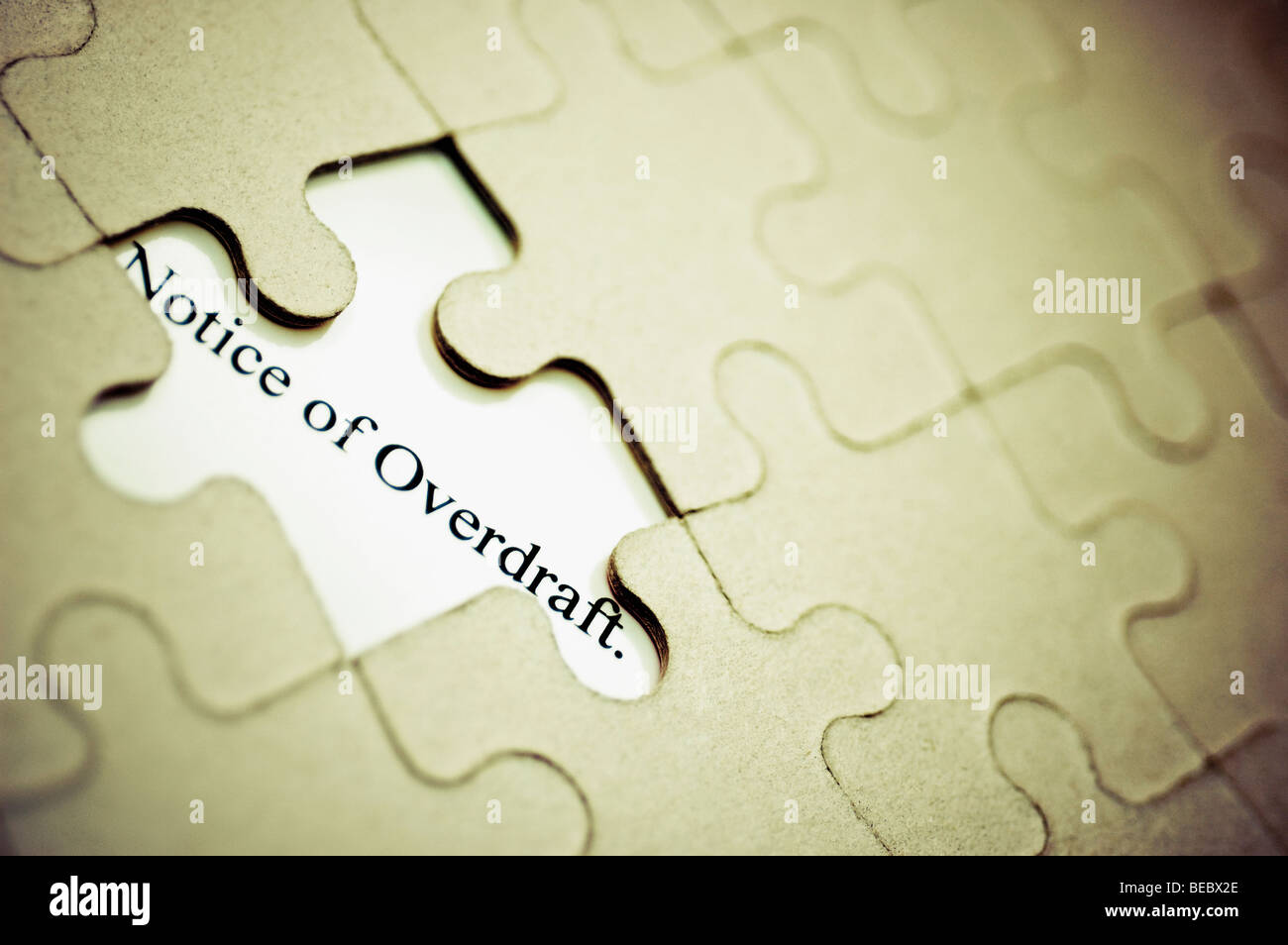 Notice of overdraft hi-res stock photography and images - Alamy