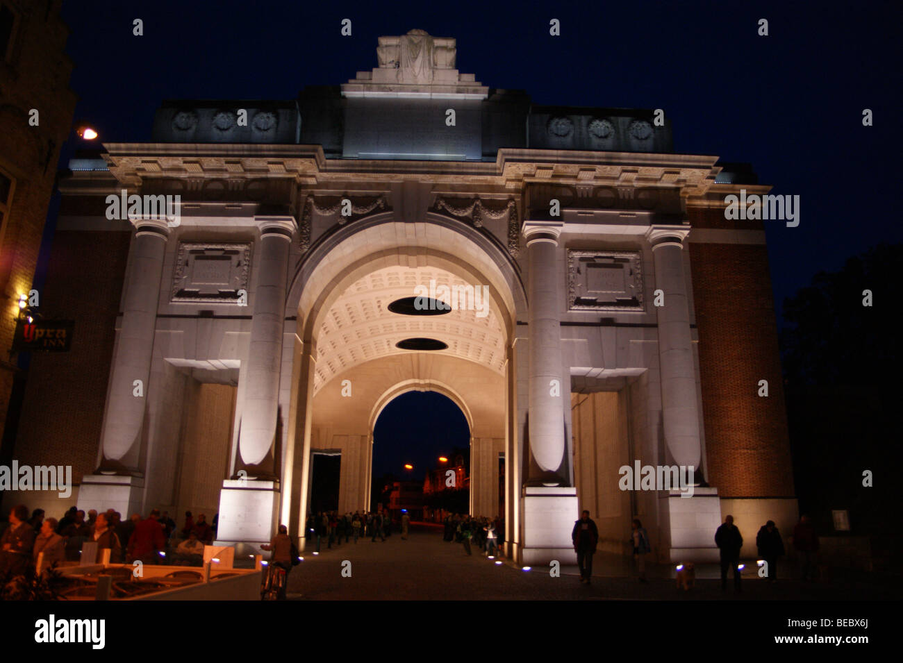 Menin gate Great War memorial, Ypres, Ieper, Belgium Stock Photo - Alamy