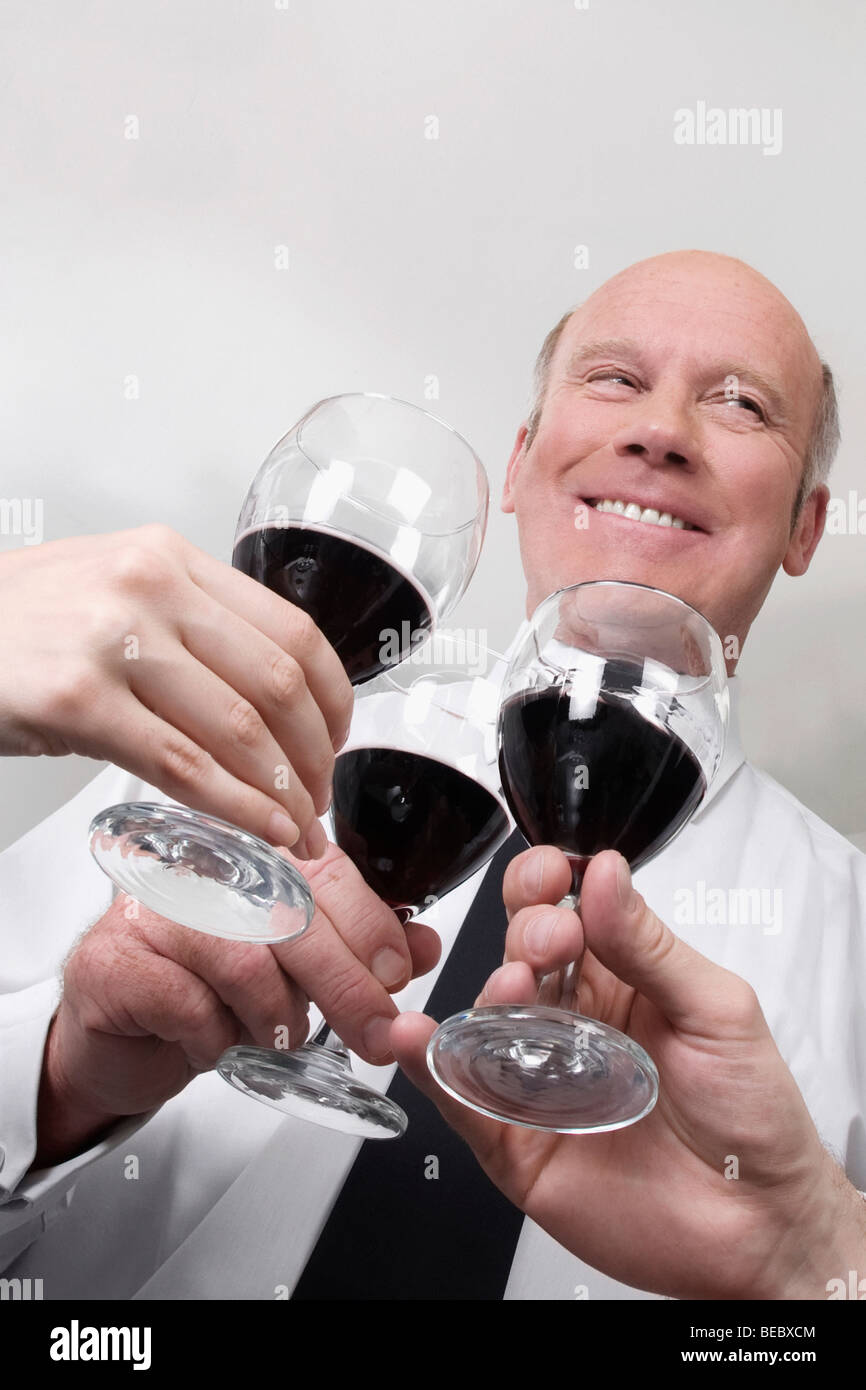Toasting waitress hi-res stock photography and images - Alamy
