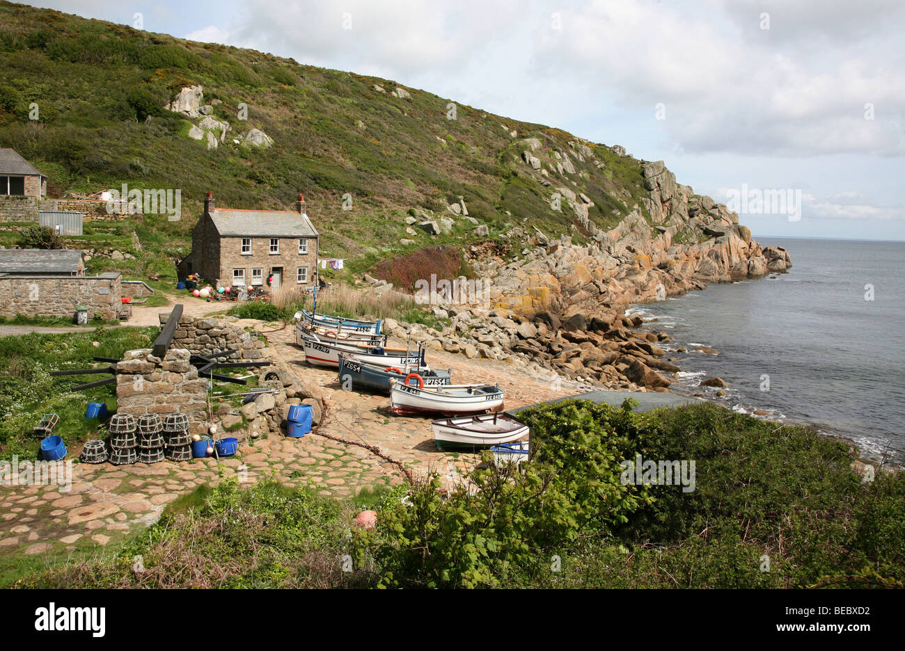 Small cove with boats hi-res stock photography and images - Alamy