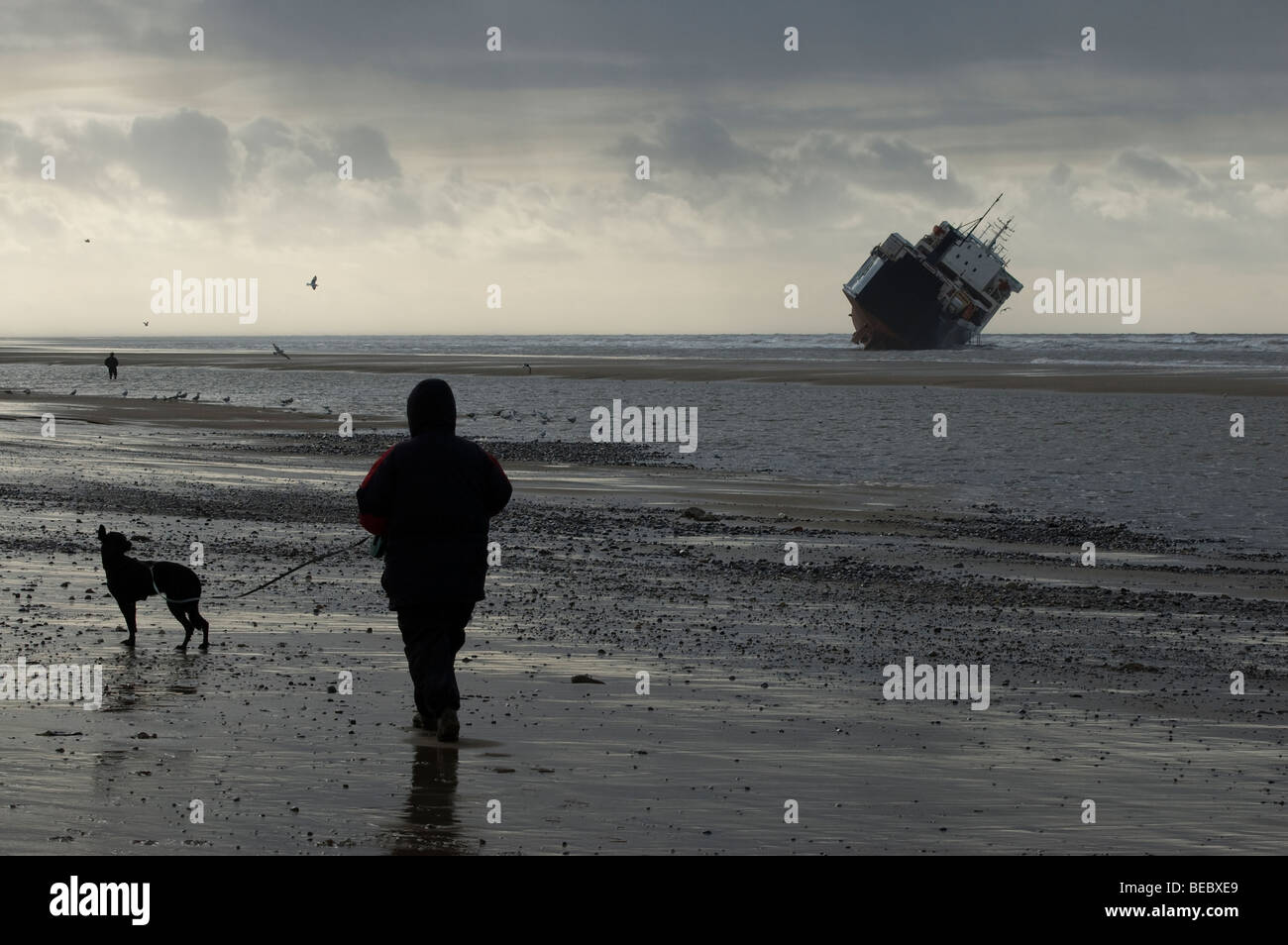Shipwreck cleveleys blackpool hi-res stock photography and images - Alamy