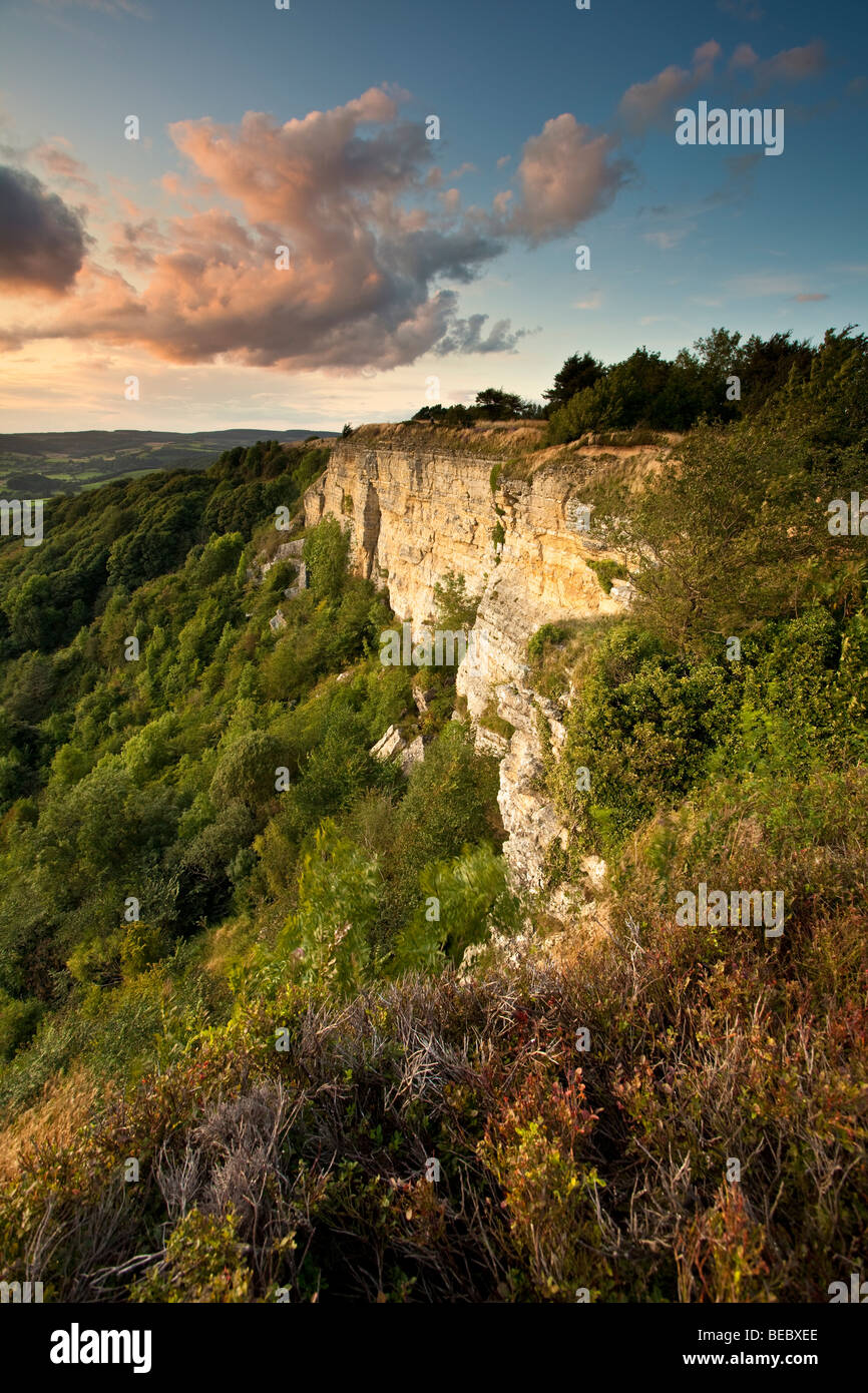 Whitestone Cliff from Sutton Bank, North York Moors National Park Stock ...