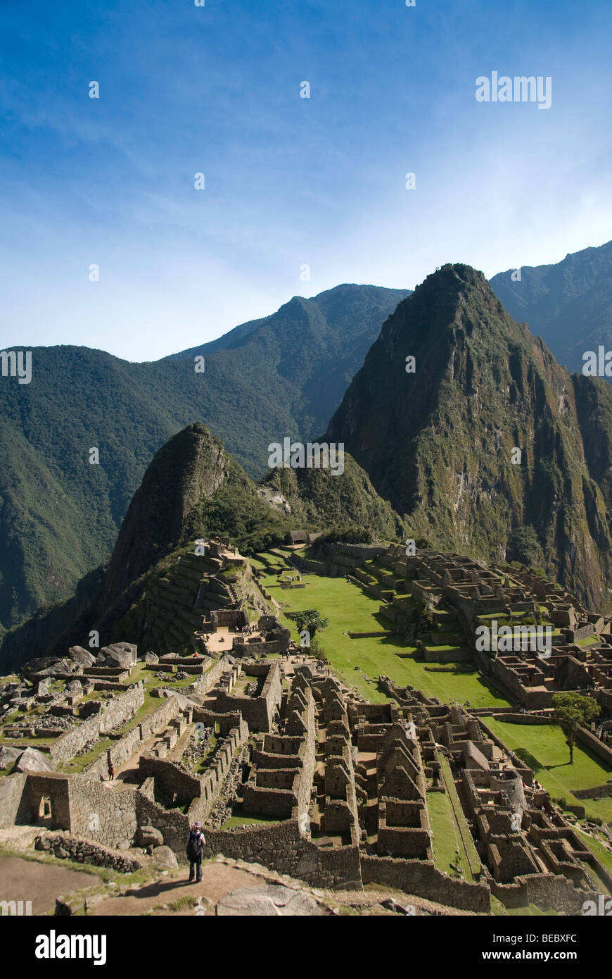Peru, Machu Picchu, UNESCO World Heritage Site, Overview, tourist ...