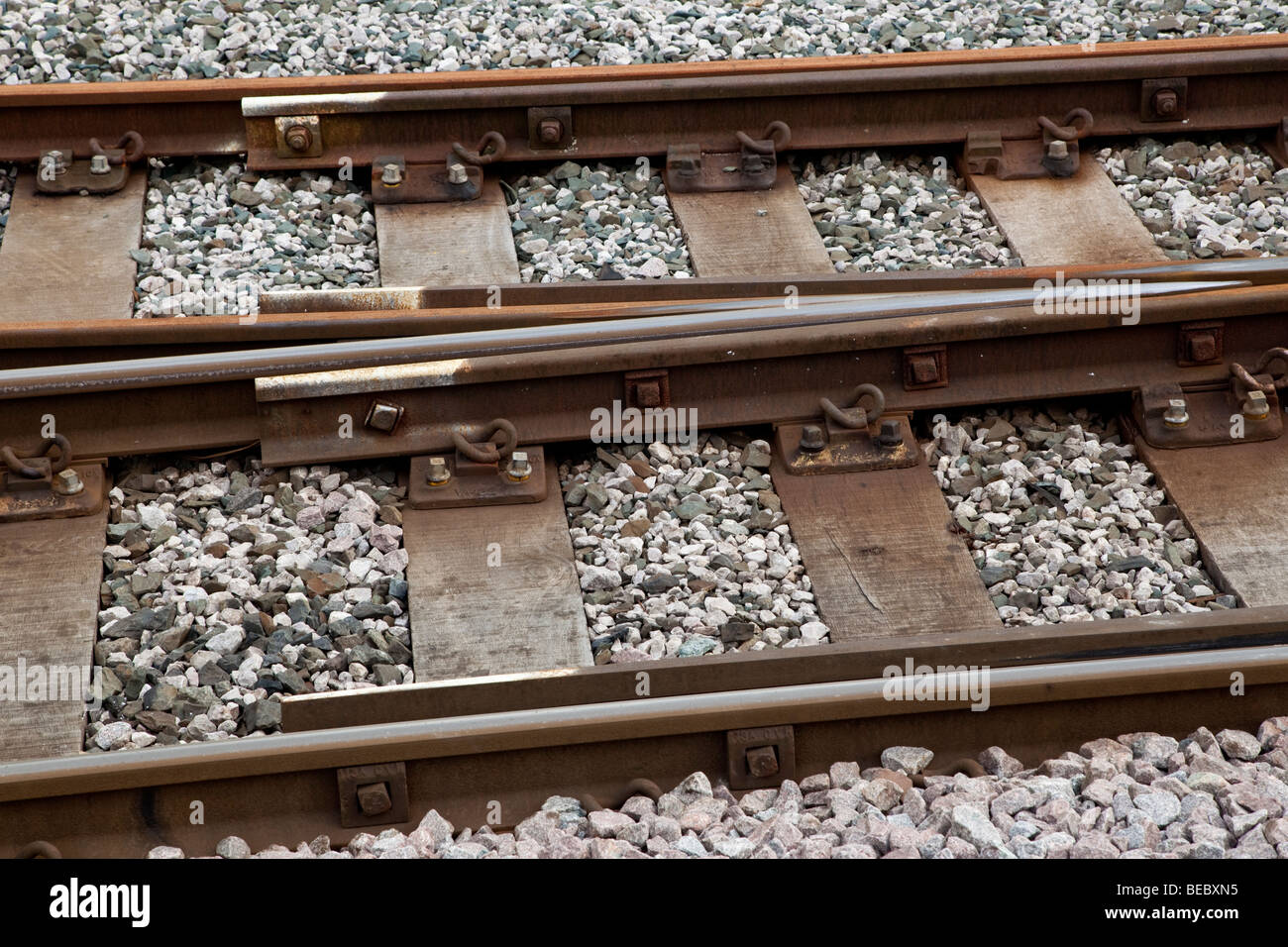 Railway points hi-res stock photography and images - Alamy