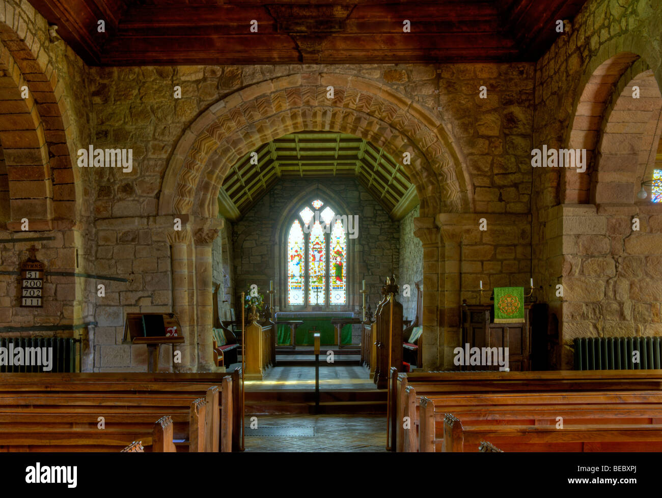 Norman church interior hi-res stock photography and images - Alamy