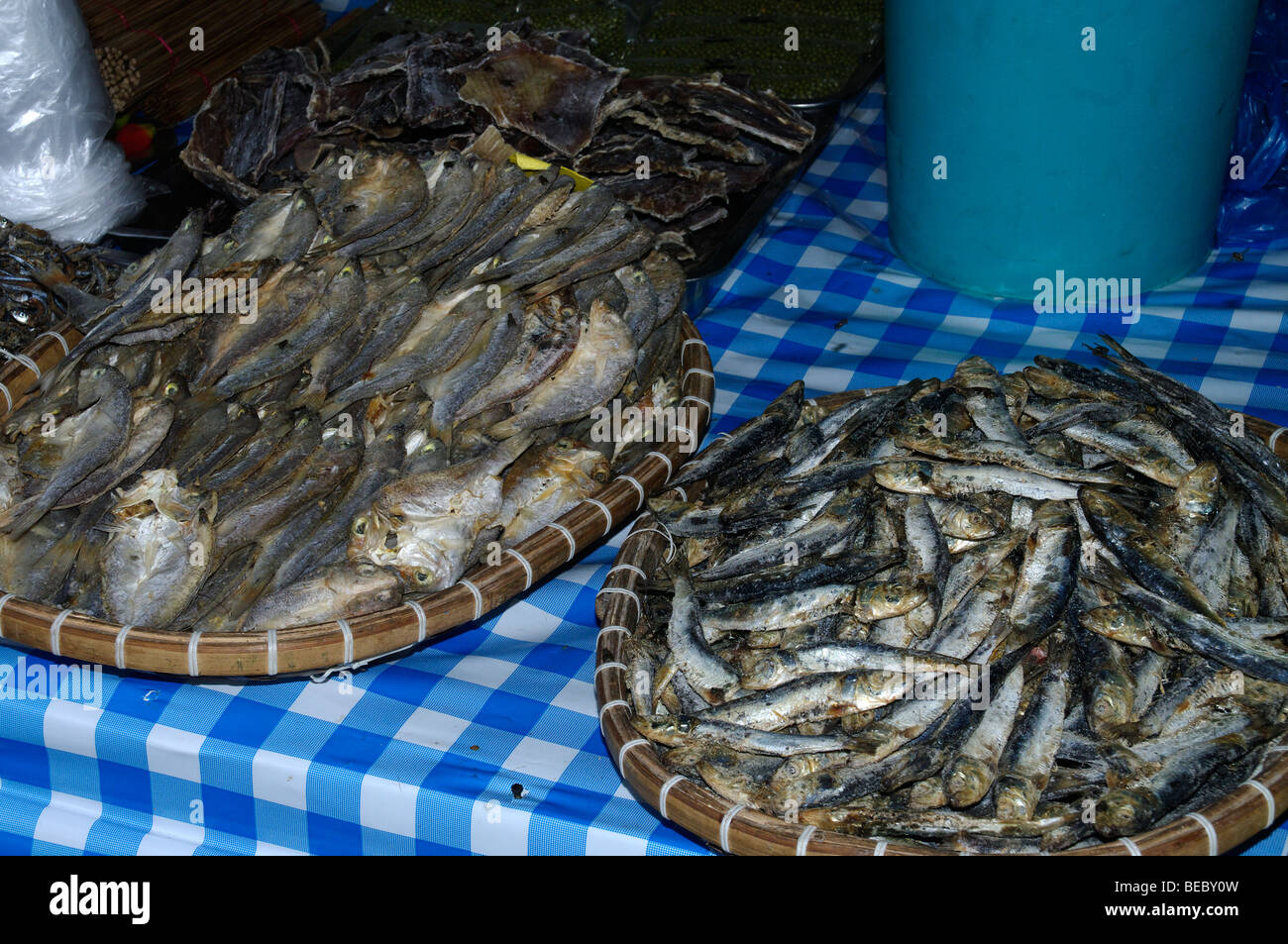Dried fish, Loboc, Bohol, The Visayas, Philippines Stock Photo - Alamy