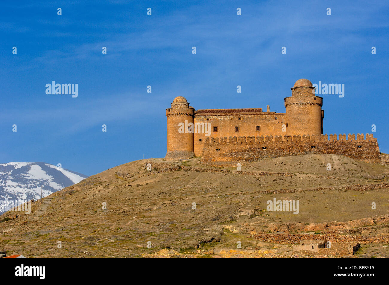 La Calahorra Renaissance castle (S.XVI) at la Calahorra village ...