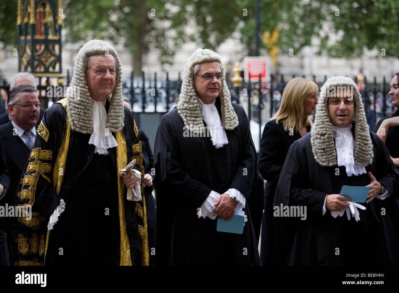 Judges Procession service at Westminster Abbey in London Stock Photo ...