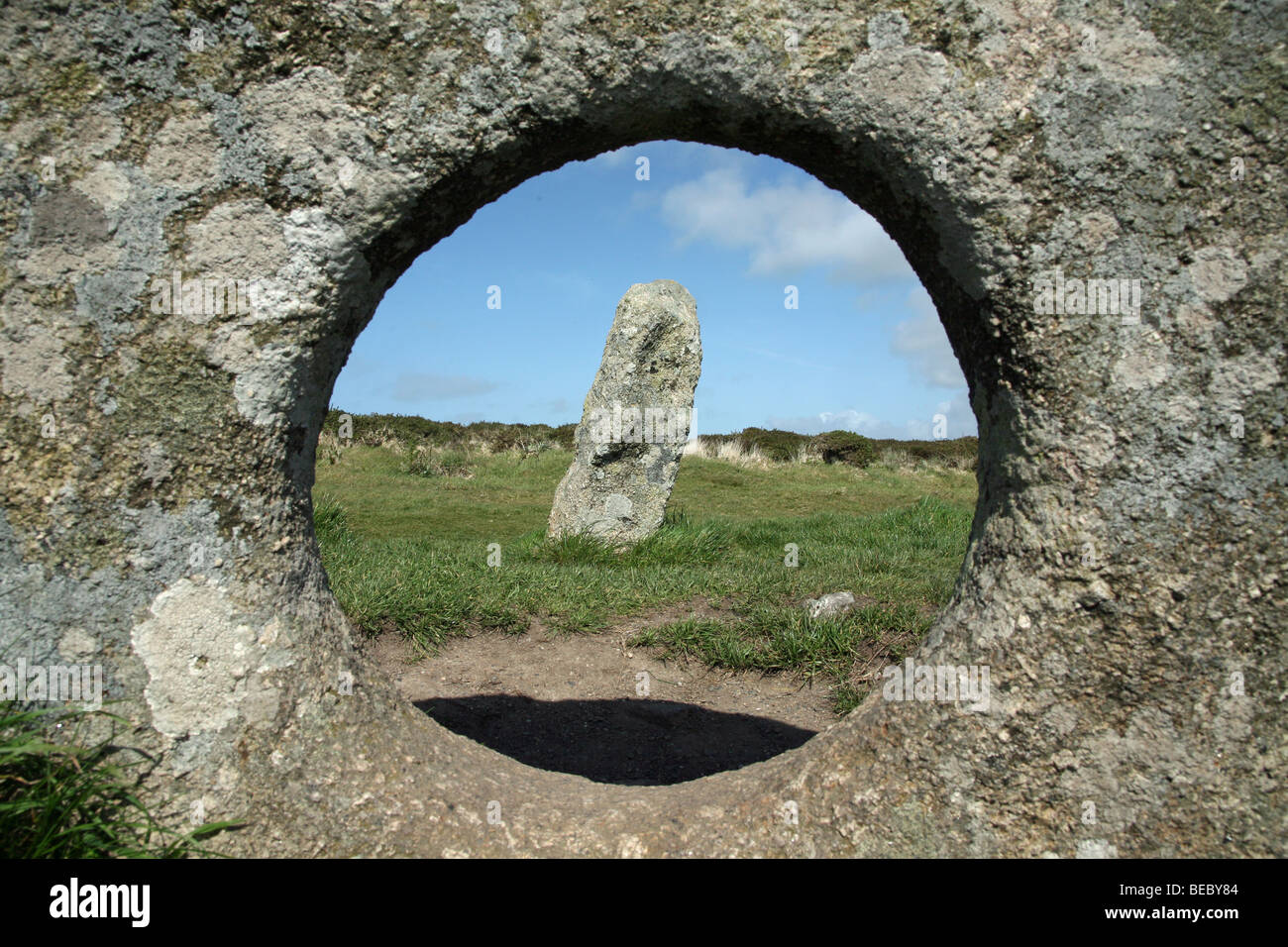 The Mên-an-Tol (also Men an Toll or Men an Tol) is a small formation of ...