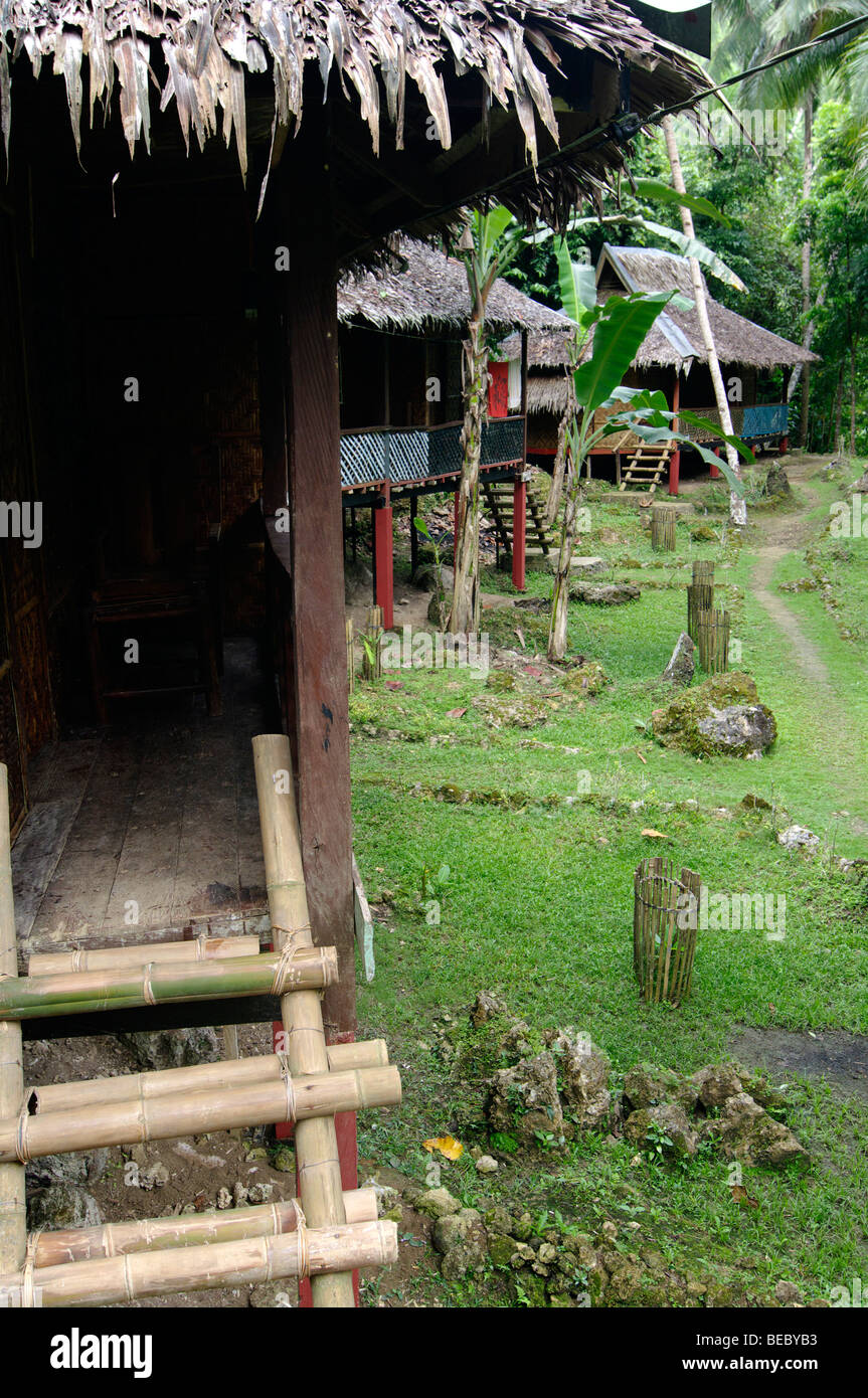 Nuts Huts, Near Loboc, Bohol, The Visayas, Philippines Stock Photo - Alamy