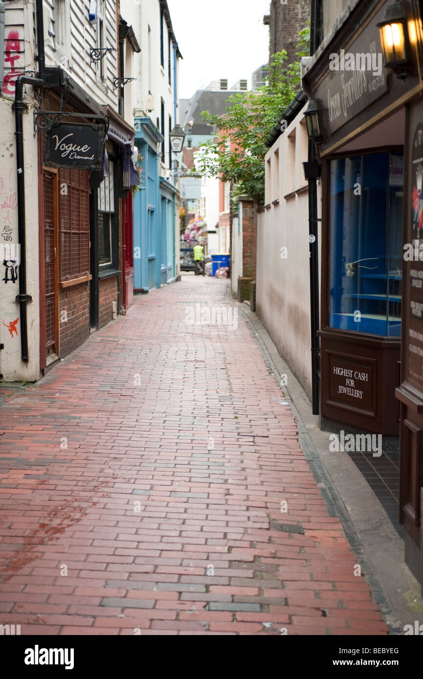 The Lanes in Brighton Stock Photo - Alamy