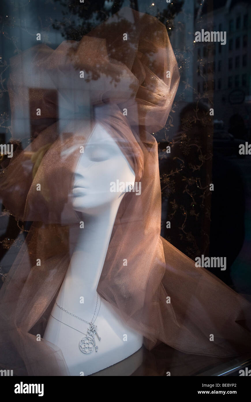 The windows of the Tiffany and Co. flagship store on Fifth Avenue in ...