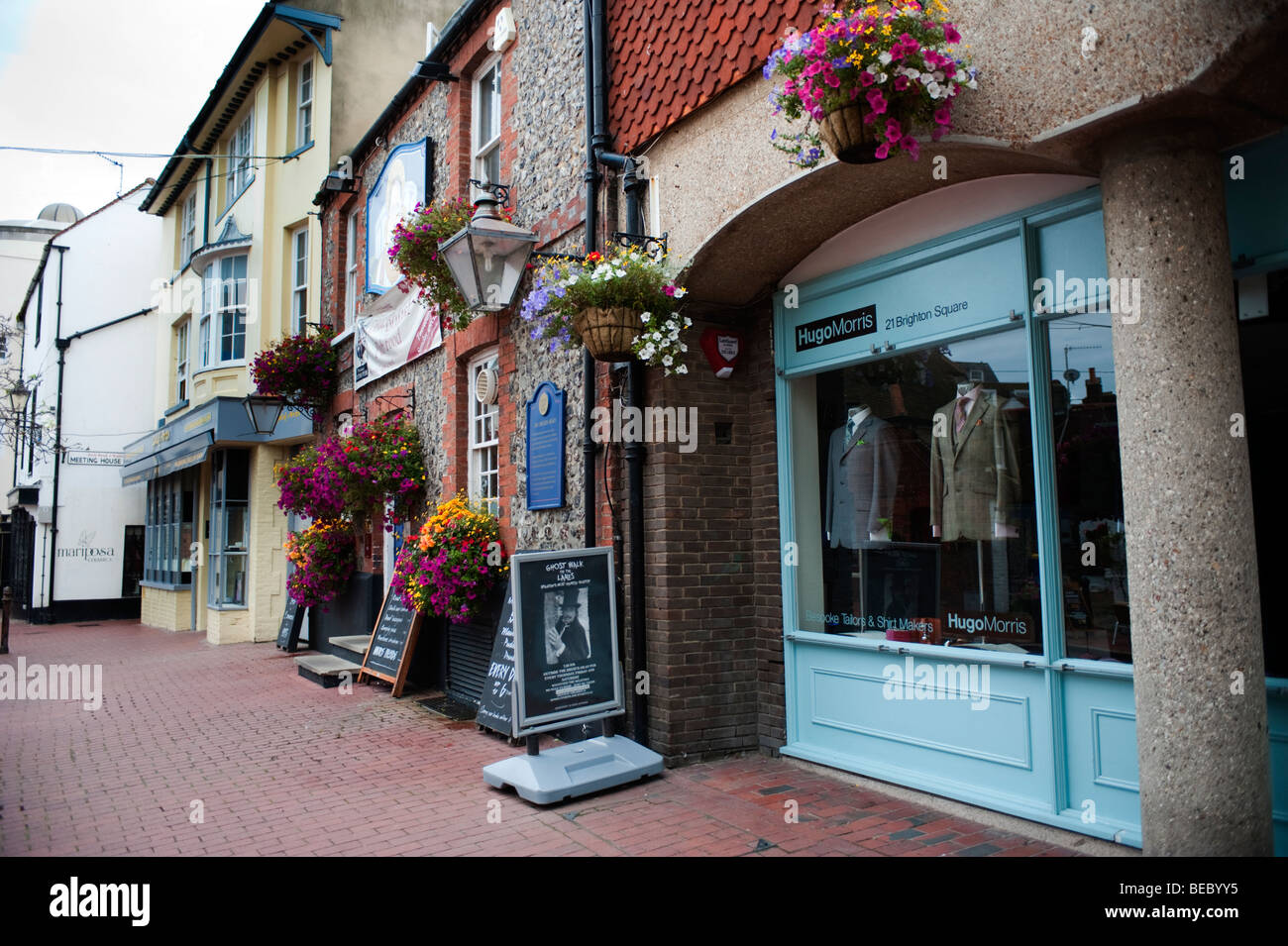 The Lanes Shopping in Brighton Stock Photo - Alamy