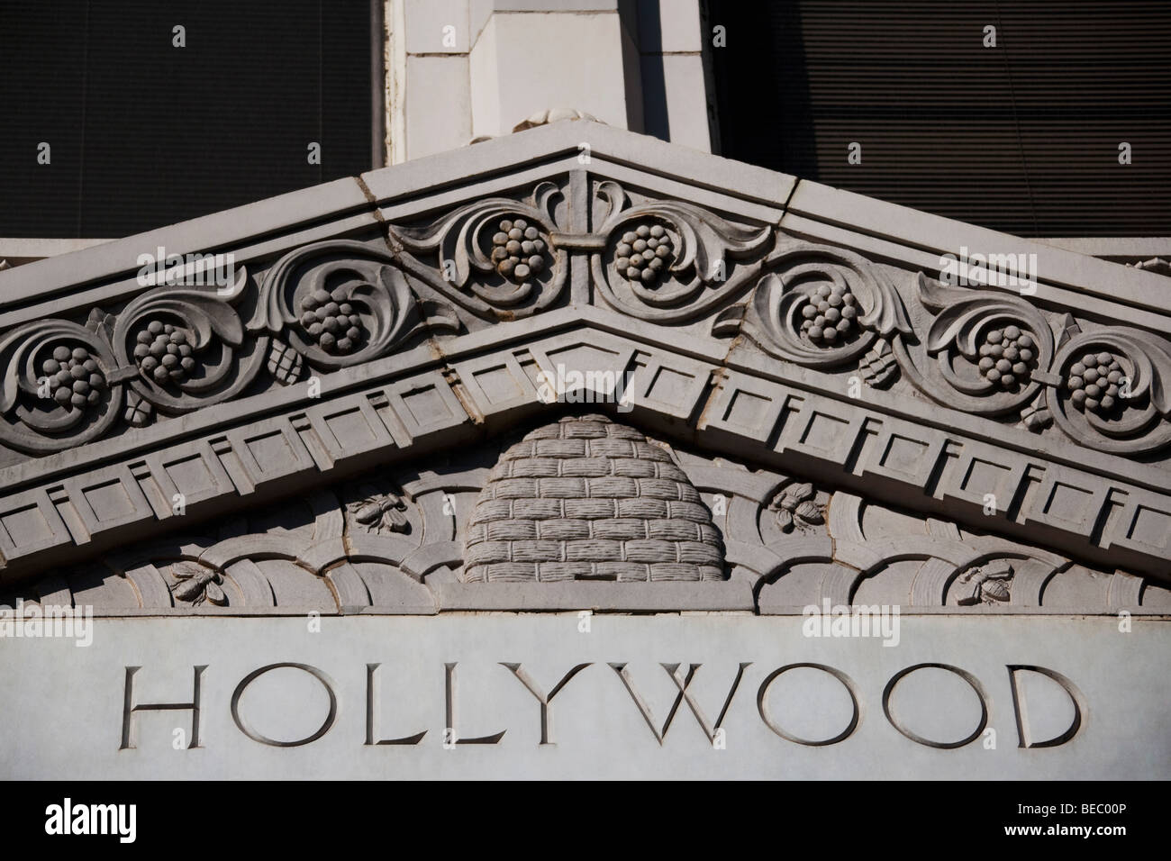 Low angle view of a building, Hollywood, Los Angeles, California, USA ...