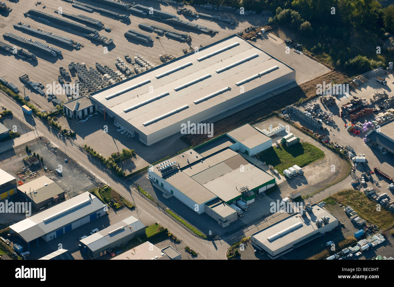 Aerial view : Industrial zone Stock Photo - Alamy Aerial view : Industrial zone Stock Photo - Alamy