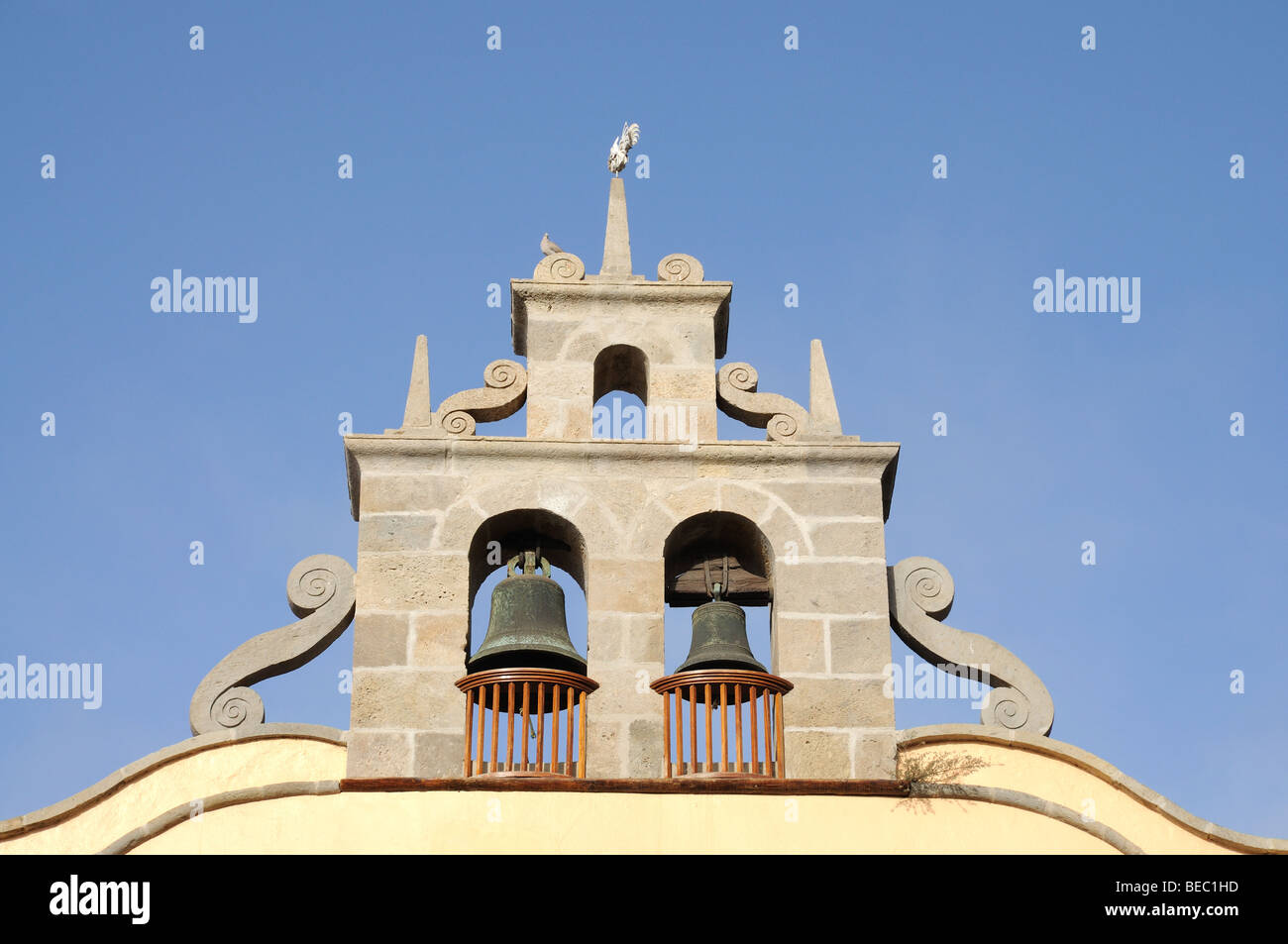 Bells of the Arona Church. Canary Island Tenerife, Spain Stock Photo ...