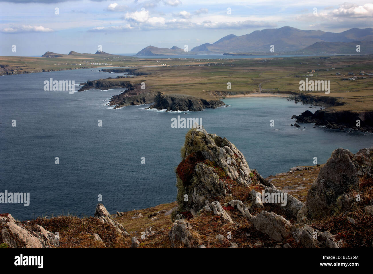 Ventry Beach, Slea Head, Dingle Bay, County Kerry, Ireland Stock Photo ...