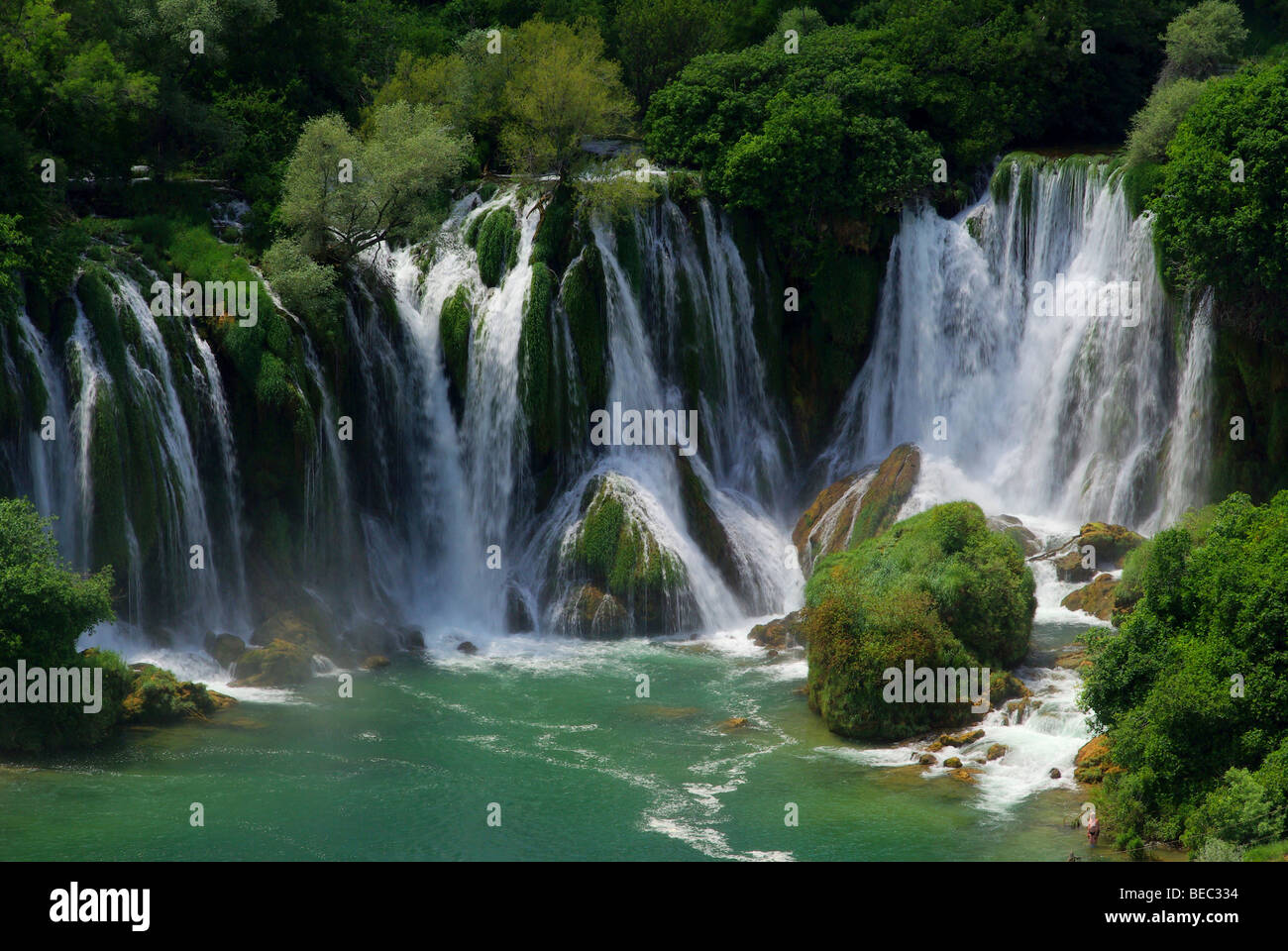 Kravica Wasserf lle - Kravica waterfall 06 Stock Photo - Alamy