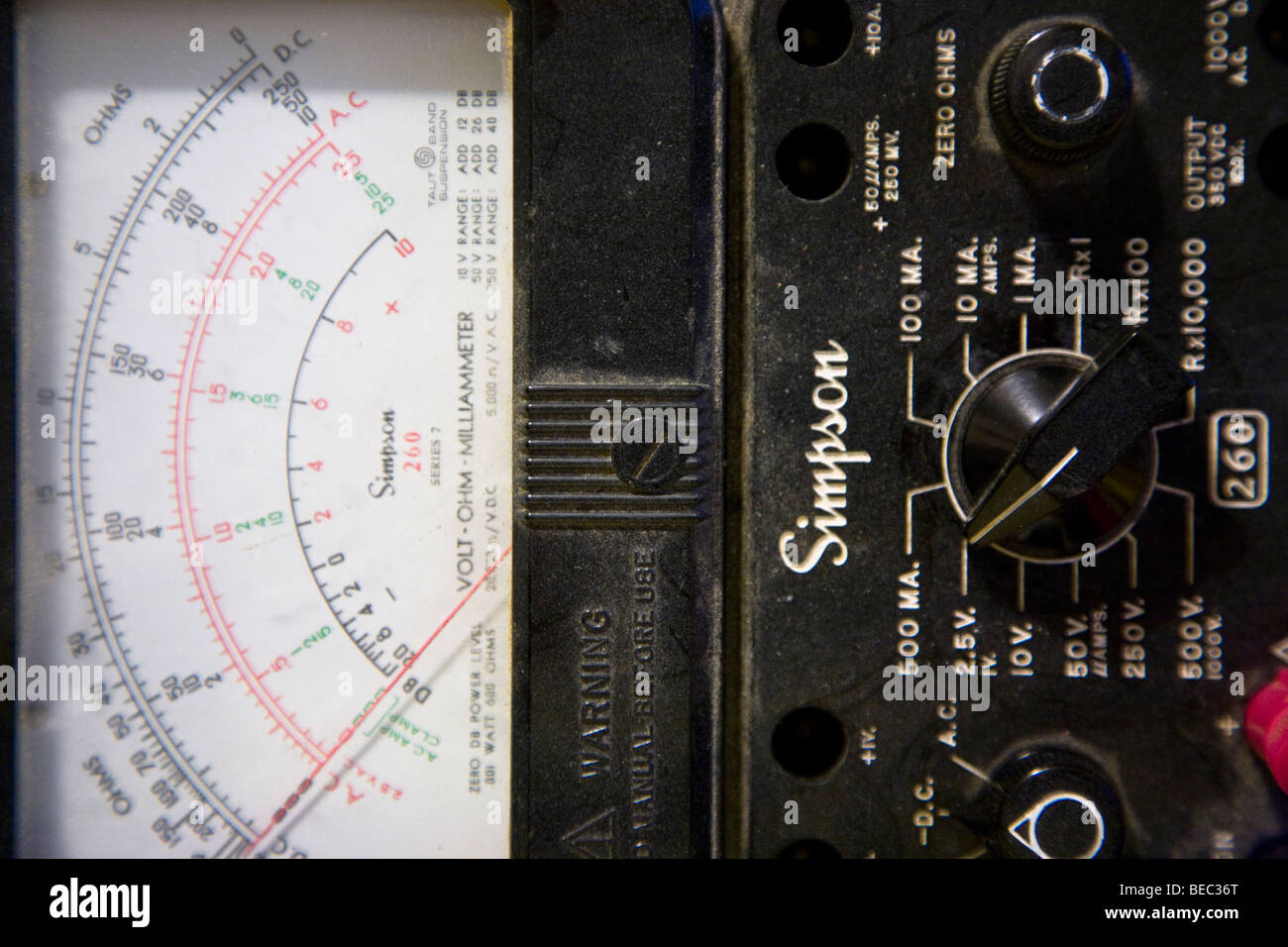 Details of electrical equipment Stock Photo - Alamy