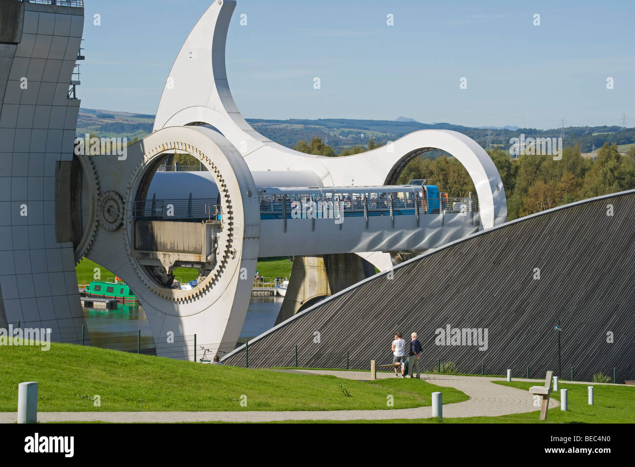 Falkirk Wheel, Falkirk, Central Region, Scotland, September, 2009 Stock ...