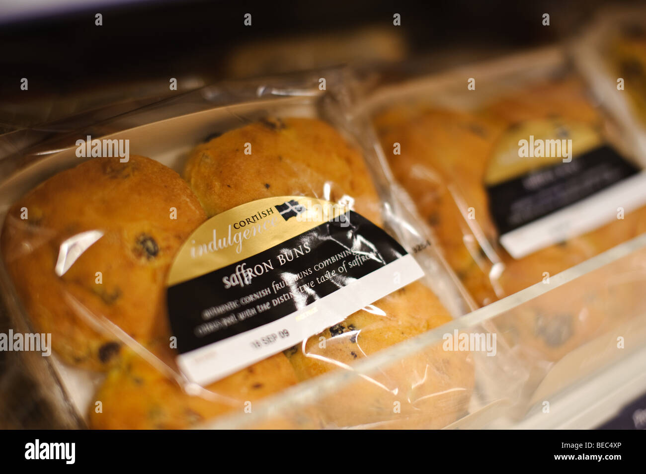 Cornish indulgence products in a supermarket Stock Photo - Alamy