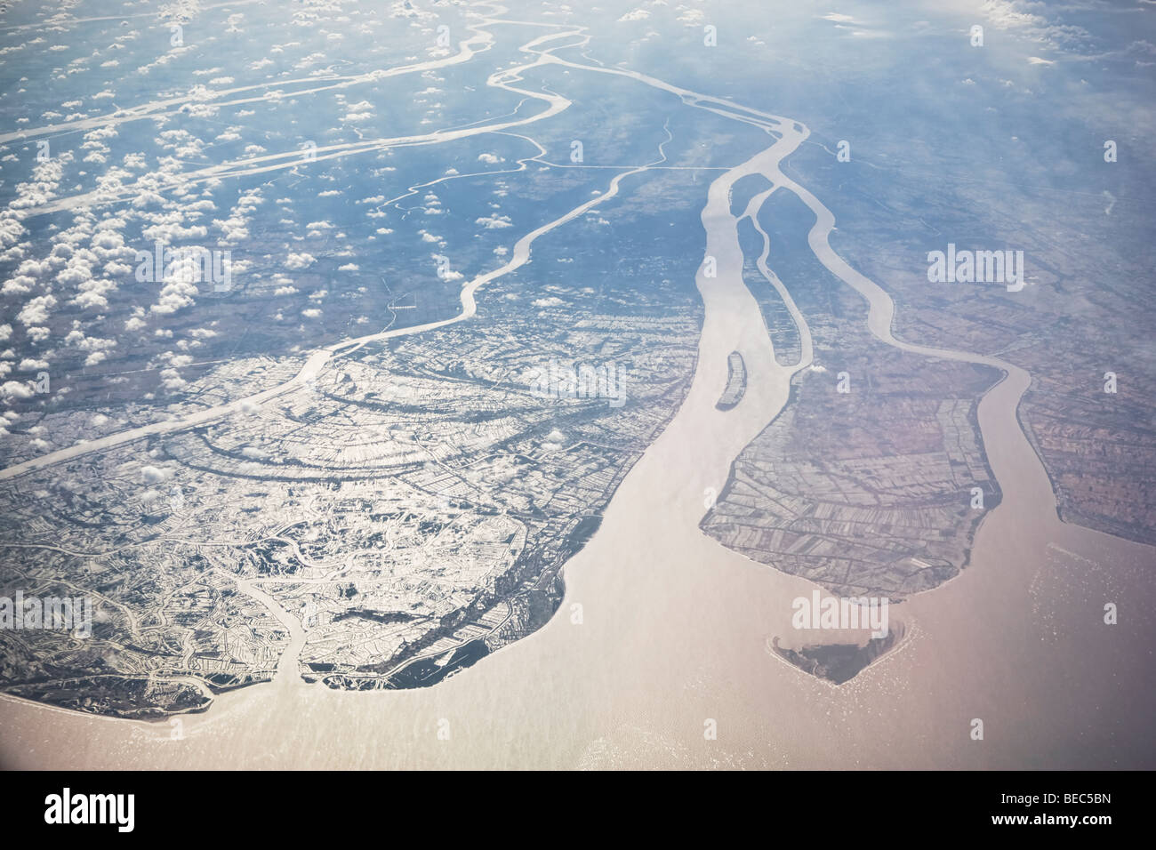 River delta aerial asia hi-res stock photography and images - Alamy