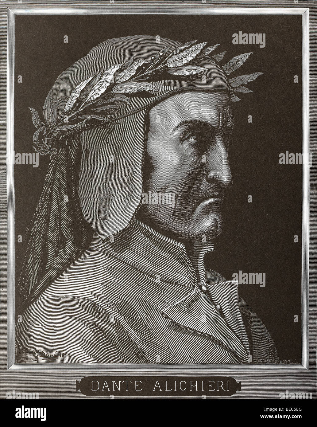 Gustave Dore's Illustration of Dante Alighieri Stock Photo - Alamy