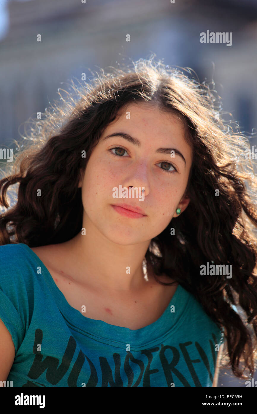 Italy, Venice, teenage girl portrait Stock Photo - Alamy