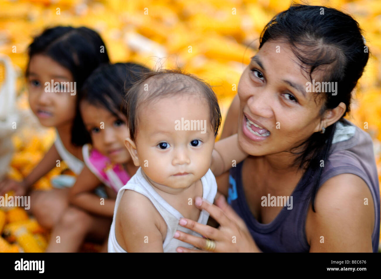 corn processors cagayan de oro, mindanao philippines Stock Photo - Alamy