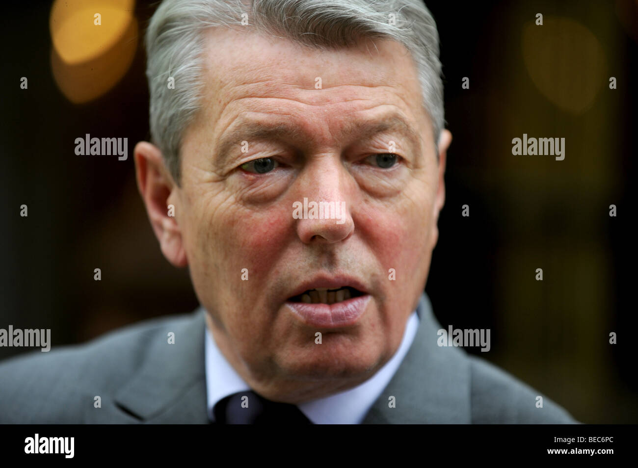 British Government Home Secretary Alan Johnson 2009 Stock Photo - Alamy