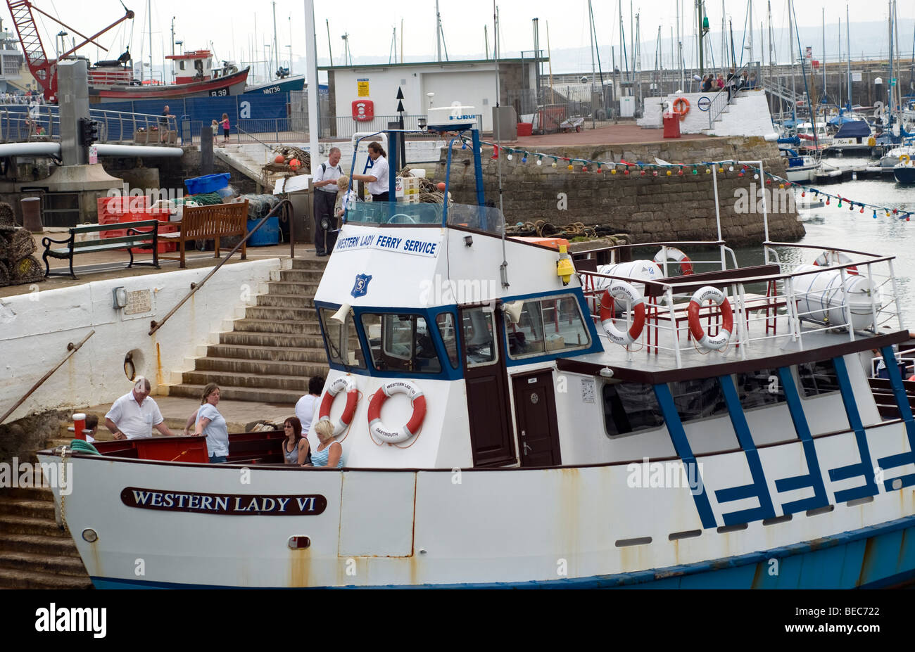 The western lady 6 in Torquay Harbour Stock Photo - Alamy