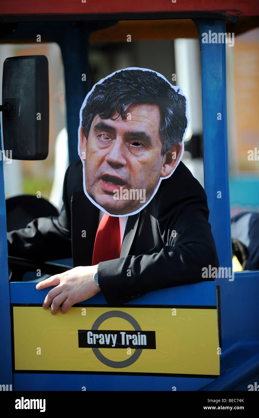 Gordon brown mask hi-res stock photography and images - Alamy