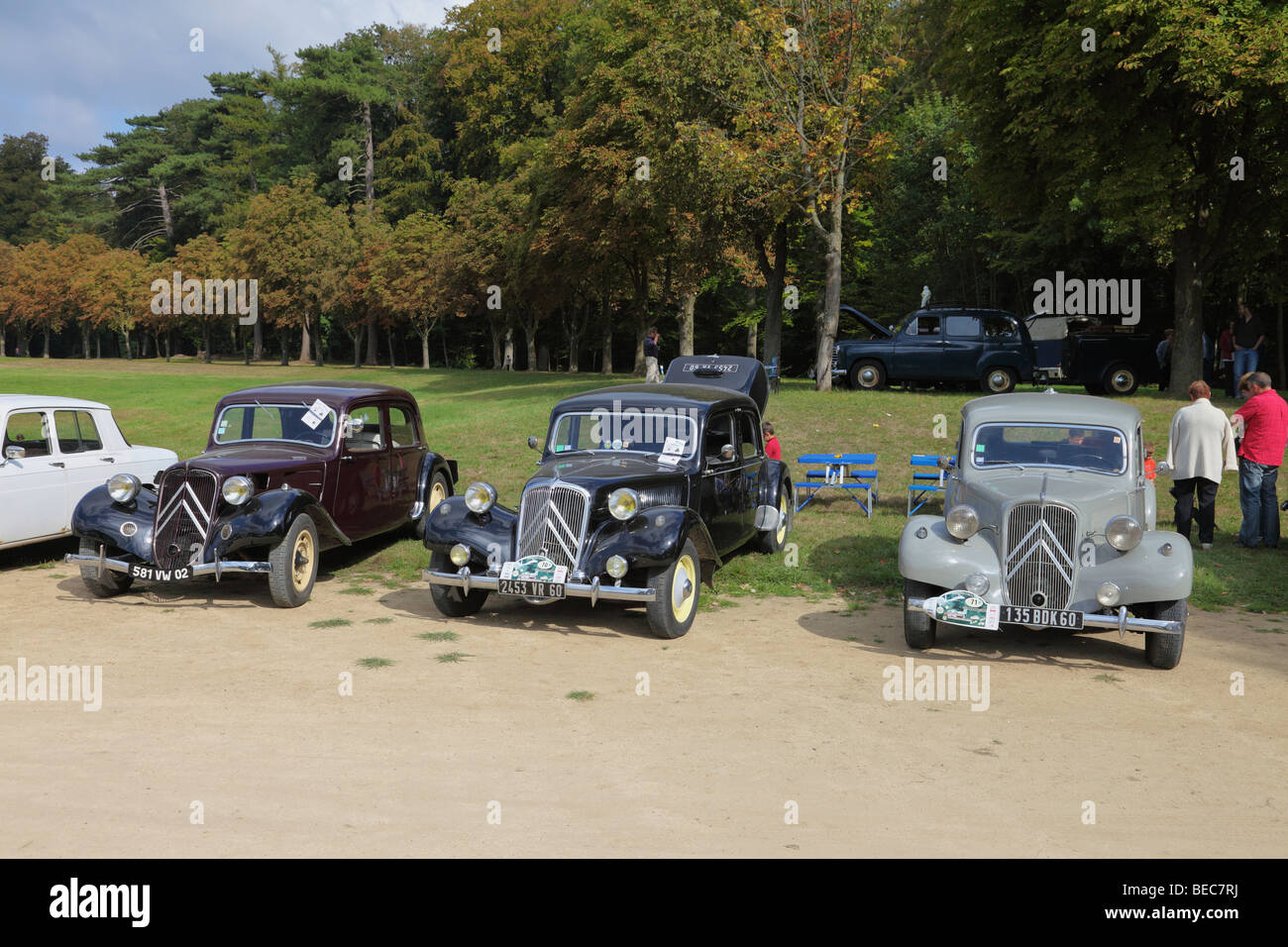 Vintage car show in Villers Cotterets, France Stock Photo - Alamy