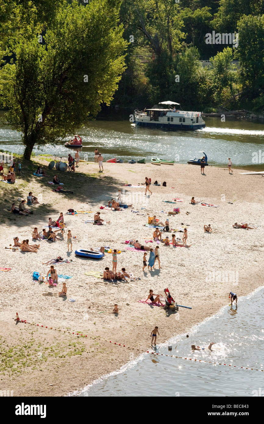 Sunbathing River Blizzard Beach Water Park In Orlando, Florida | Walt