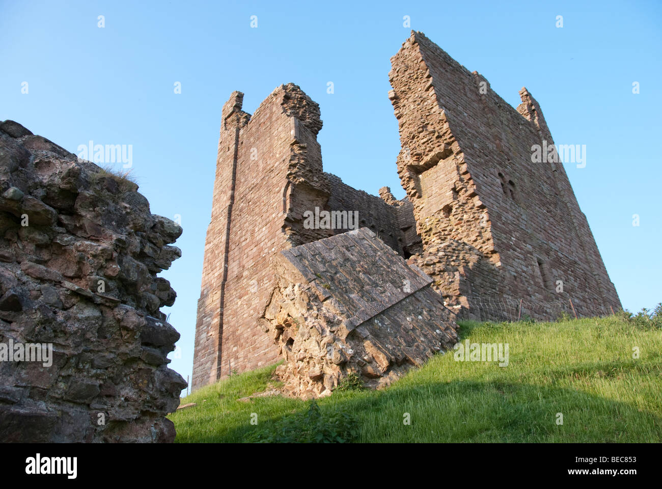 Circa 1090, Brough Castle ruins, Englands oldest stone fort, Cumbria ...