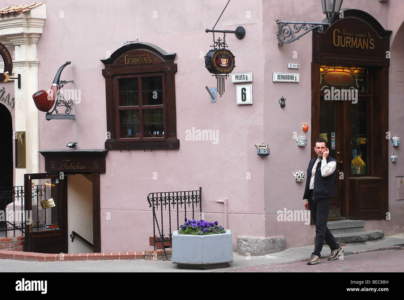 Pilies Street, Old Town, Vilnius, Lithuania Stock Photo - Alamy