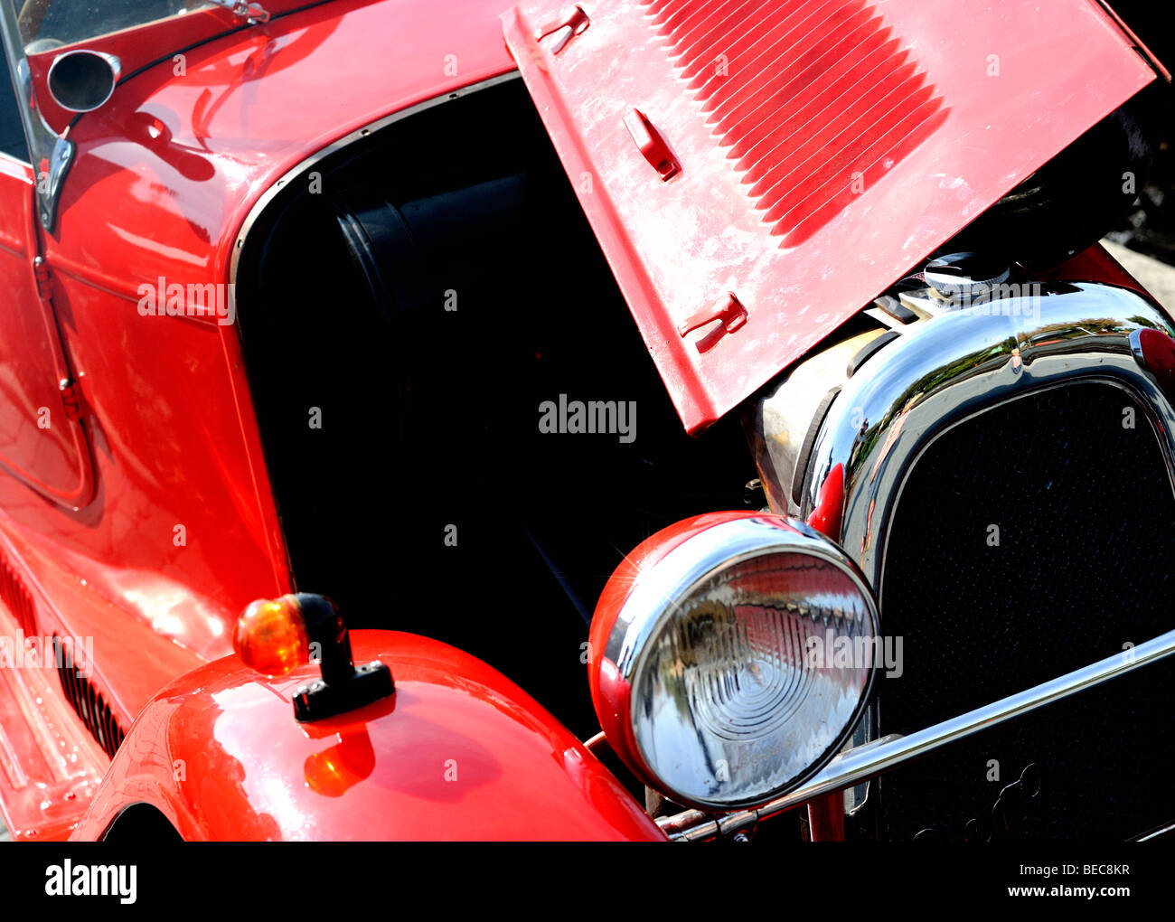 Aero classic car close up Stock Photo - Alamy
