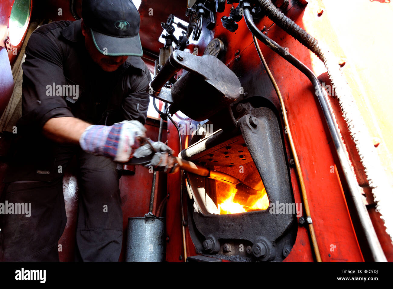 Steam Locomotive coal tank engine railway Stock Photo - Alamy