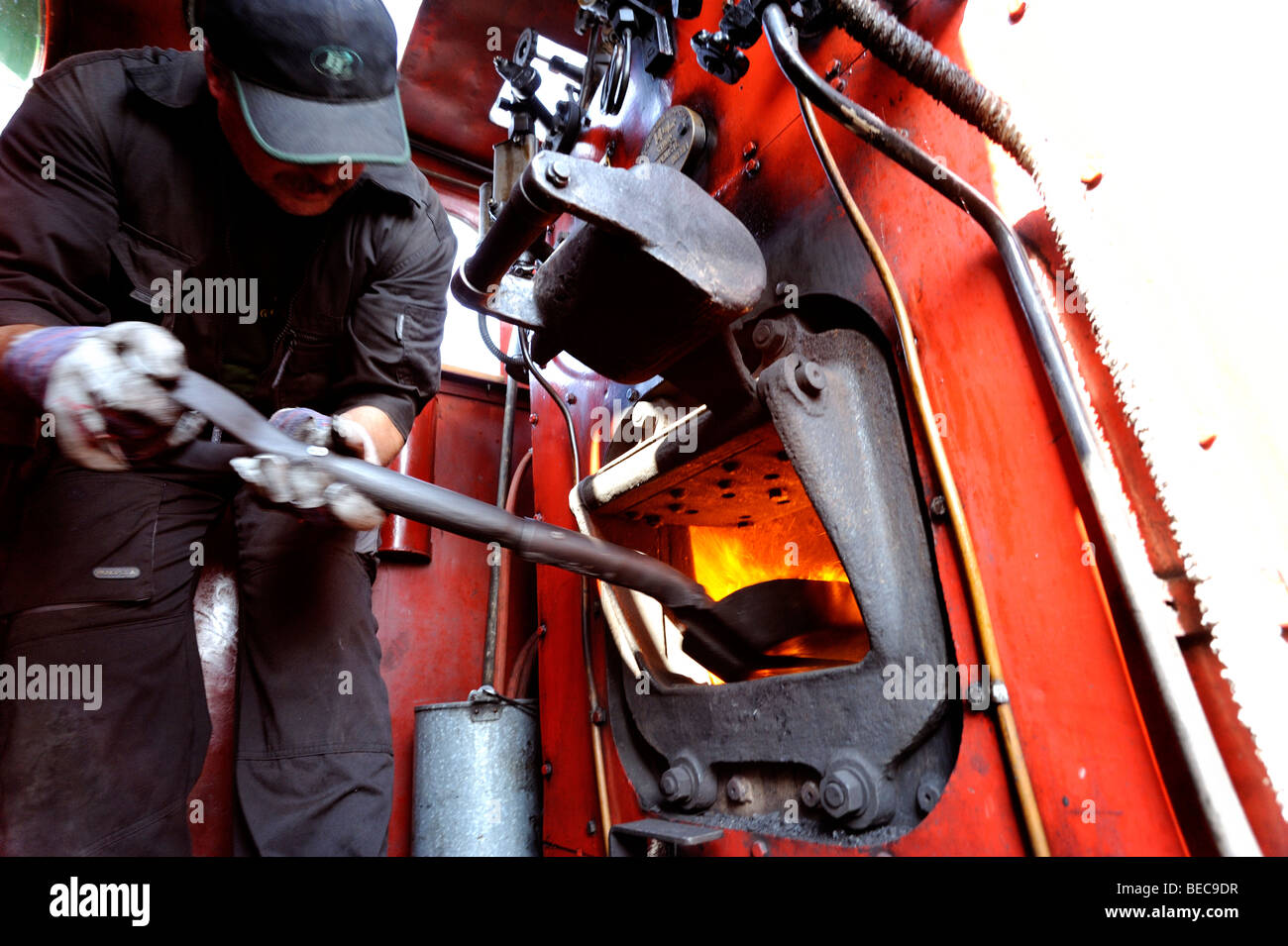 Steam Locomotive coal tank engine railway Stock Photo - Alamy