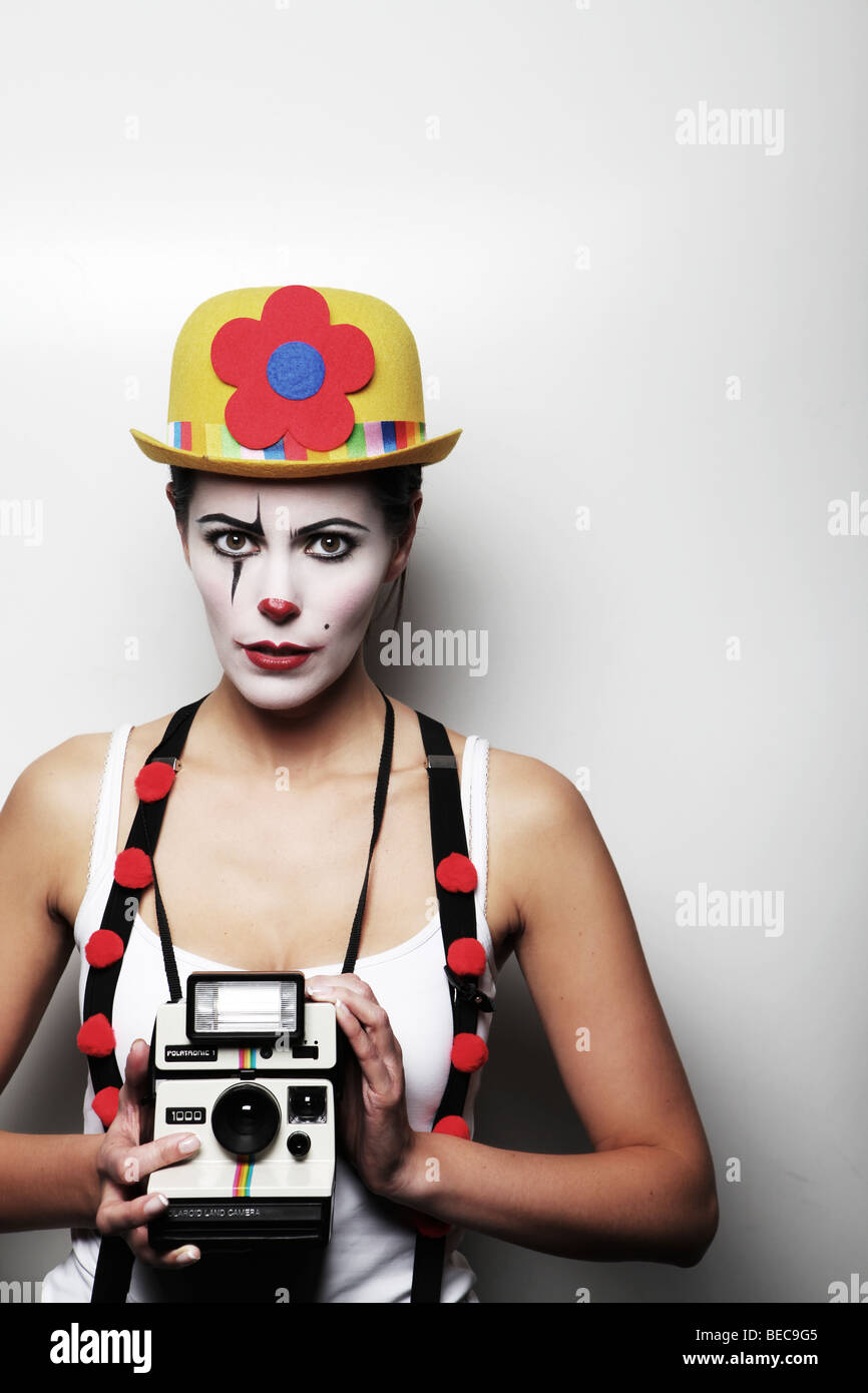 Female clown hi-res stock photography and images - Alamy