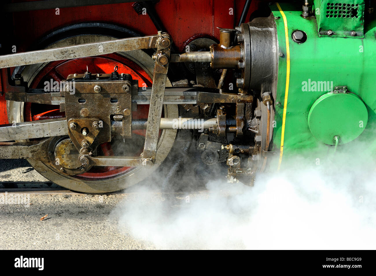 Steam Locomotive coal tank engine railway Stock Photo - Alamy