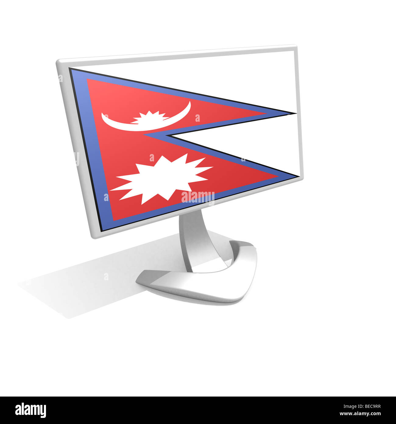 Nepal flag Cut Out Stock Images & Pictures - Alamy