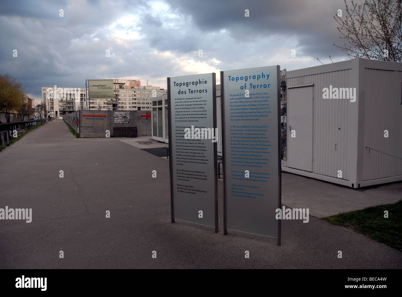 Ss gestapo museum berlin hi-res stock photography and images - Alamy
