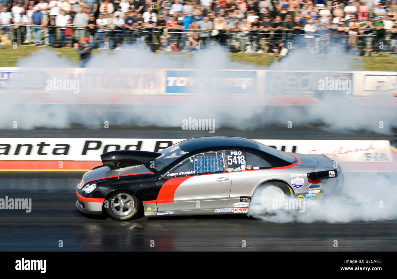 FIA Pro Stock dragster driven by Harald Sturhan at the FIA European ...